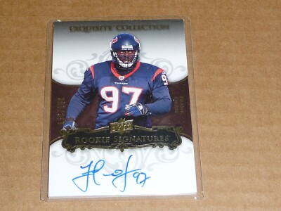 2008 Exquisite Collection FRANK CLARK AUTOGRAPH/AUTO TEXANS 150/150 ...