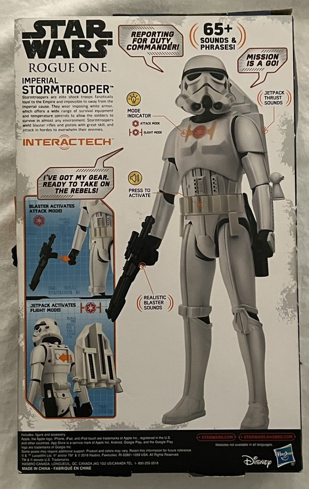 Star Wars Rogue One Interactech Imperial Stormtrooper Interactive ...