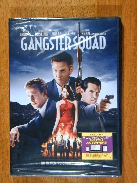 GANGSTER SQUAD 2013 DVD BRAND NEW SEALED JOSH BROLIN RYAN GOSLING ...