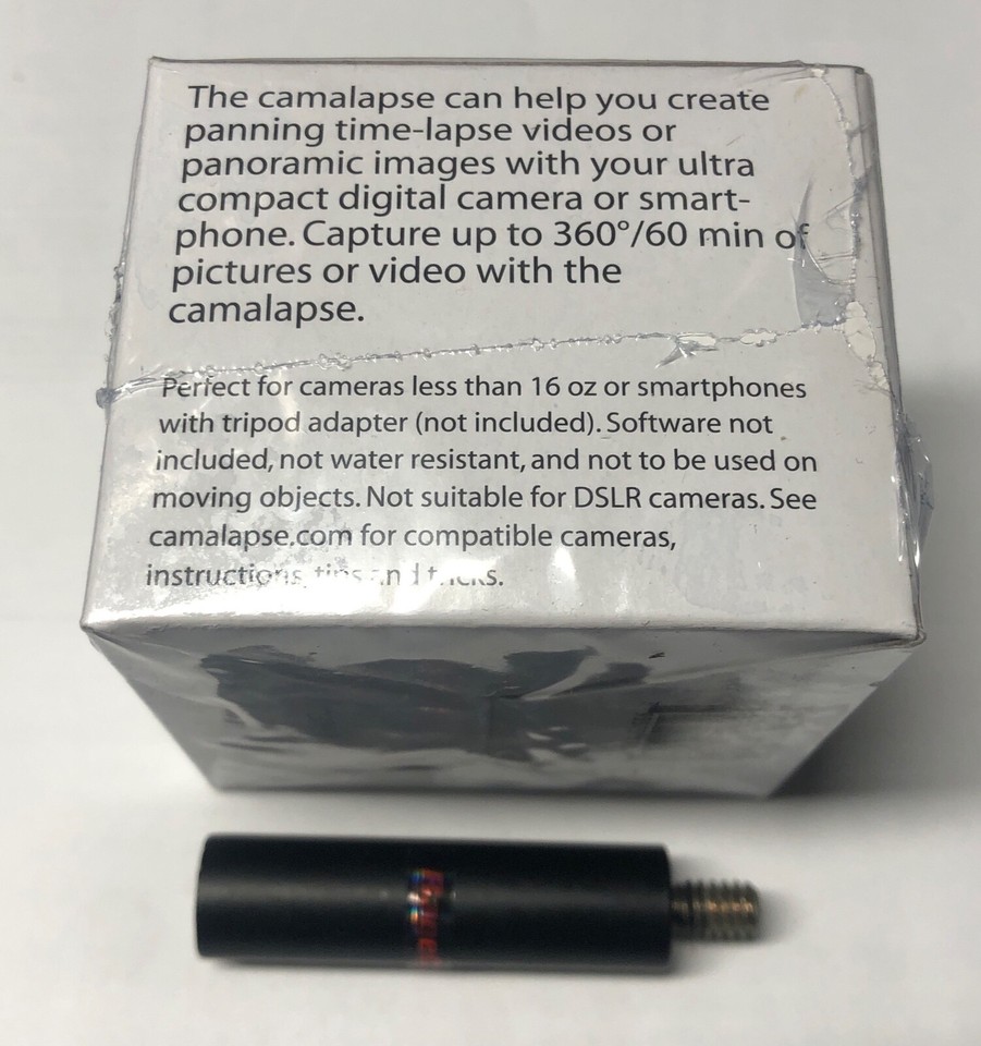 360 Degree Auto Rotation Camera Tripod Time Lapse for Sony Gopro Drift ...