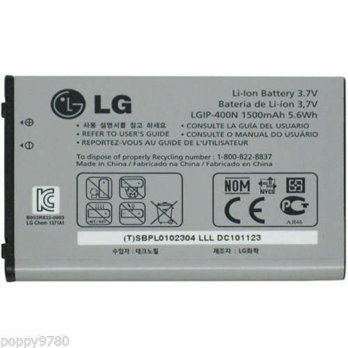 LG OEM Lgip-400n Battery for Optimus M U V T S 1 Ls670 P509 Vm670 for ...