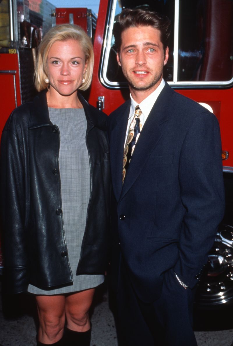 Christine Elise And Jason Priestley