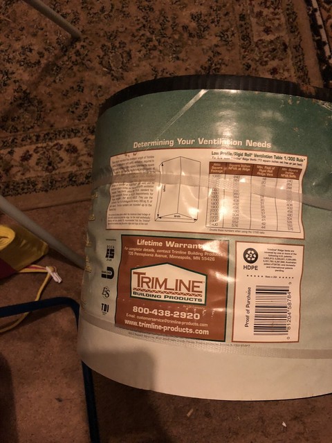 Quarrix Building Products 58784 Rolled Ridge Vent for sale online | eBay