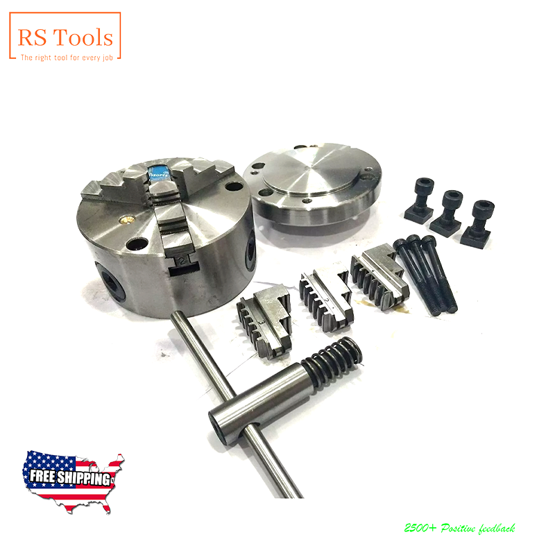 Reversible Jaws Front Mount With 3 Jaw 100mm Self Centering Chuck USA ...