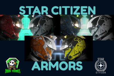 Star Citizen Armor "CAUDILLO" HELMETS PACK #1 #2 #3 Star Citizen Helmet ...