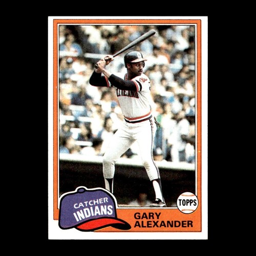 Gary Alexander 1981 Topps Cleveland Indians #416 Nice! 2 | eBay