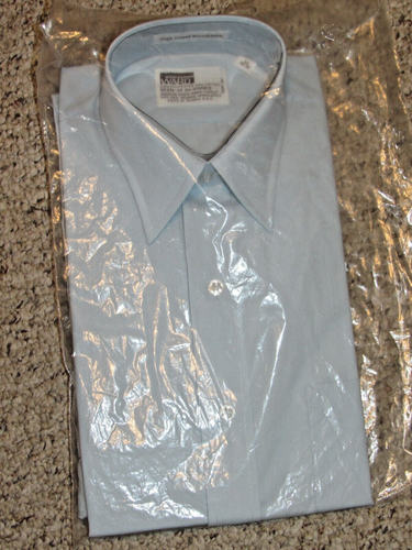Vtg Montgomery Ward Men's Dress Shirt Long Sleeve Button Up 15 Light ...