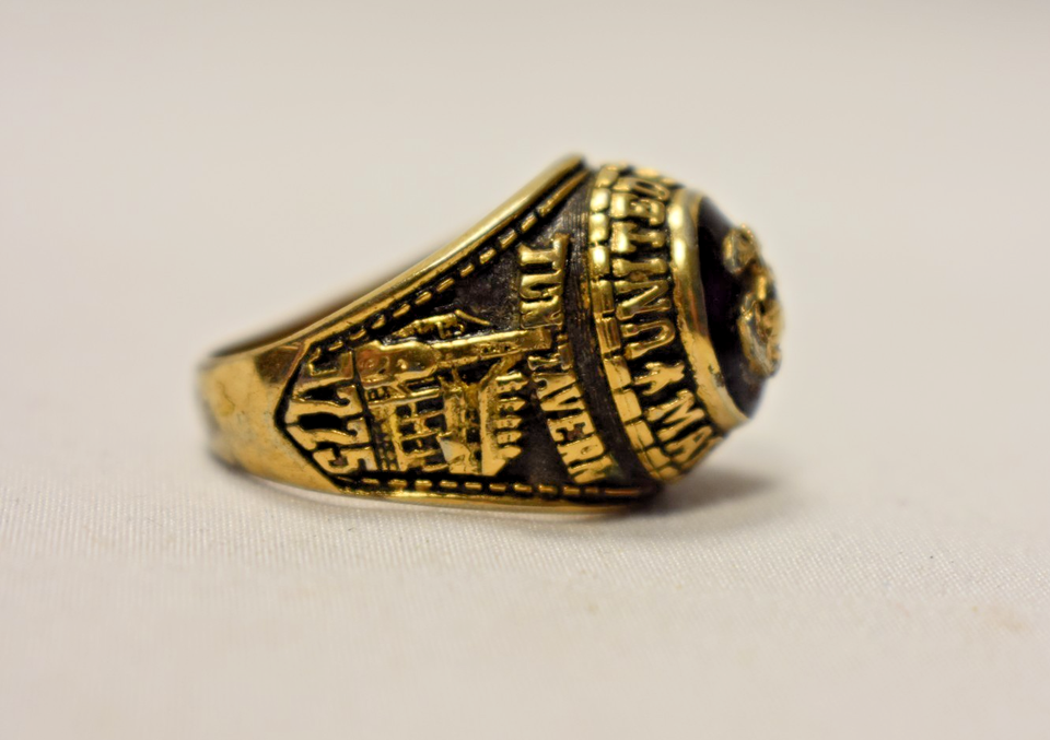 Vintage Gold Filled United States Marine Corp Ring | eBay