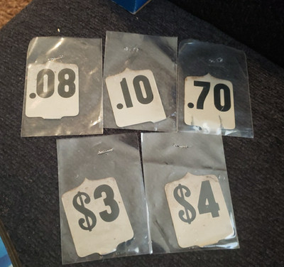 Vintage National Cash Register Numbers (Price) AS IS Repurpose Lot of 5 ...
