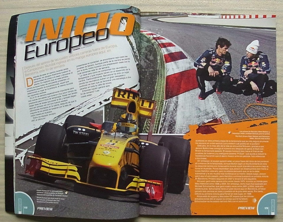 SPANISH GRAND PRIX FORMULA ONE F1 May 2010 Catalunya Official Programme ...