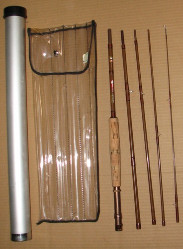 Collectors Vintage Garcia Conolon N547A 4 Star 5-Piece Fly Rod Aluminum ...