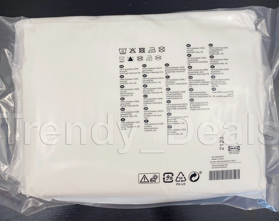 Ikea LILL Sheer Mesh White Canopy Drapes Curtains 2 Panels (1 Pair) 110 ...