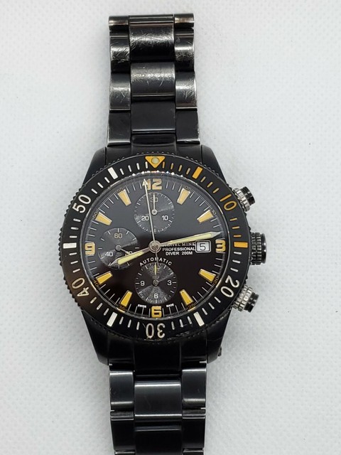 Daniel Mink 200m Professional Automatic Chronograph 6323-7 Eta/valjoux ...
