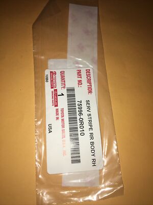 TOYOTA OEM 759960R010 06-12 RAV4 Striping Kit Stripe Right 75996-0R010 ...