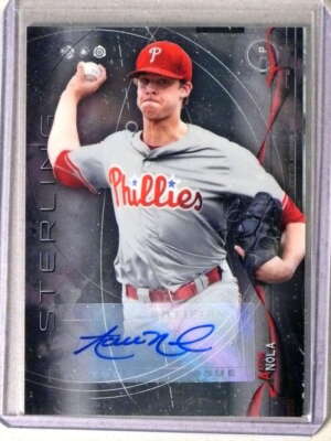 2014 Bowman Sterling Prospect Aaron Nola Autograph Auto #BSPAANO | eBay