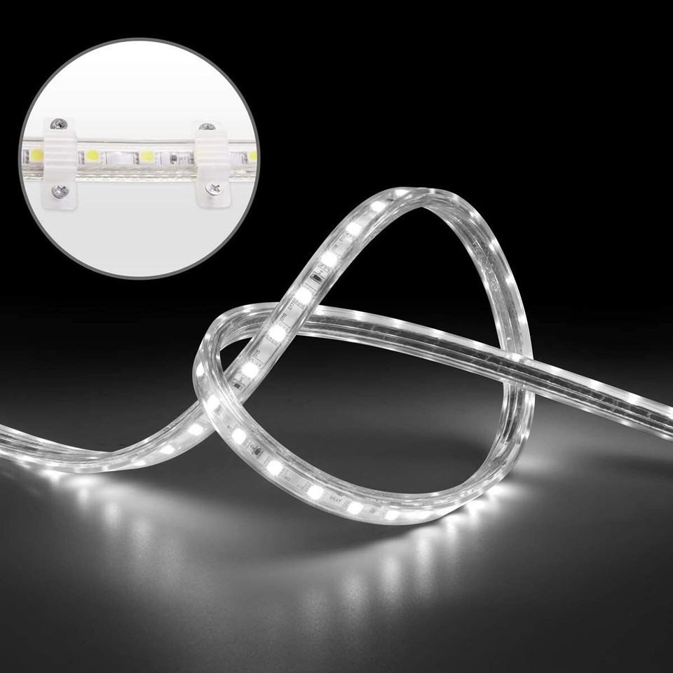 LED Strip 220V 240V 5050 SMD IP67 Waterproof Tape Lights Rope White ...