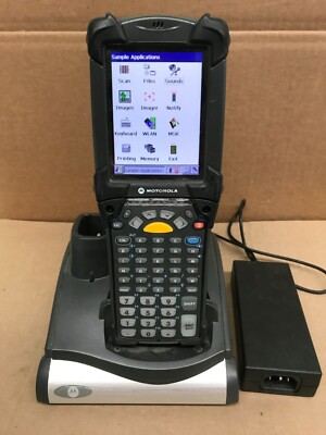 Motorola MC9190 w/ Cradle Wireless Handheld Terminal Barcode Scanner | eBay