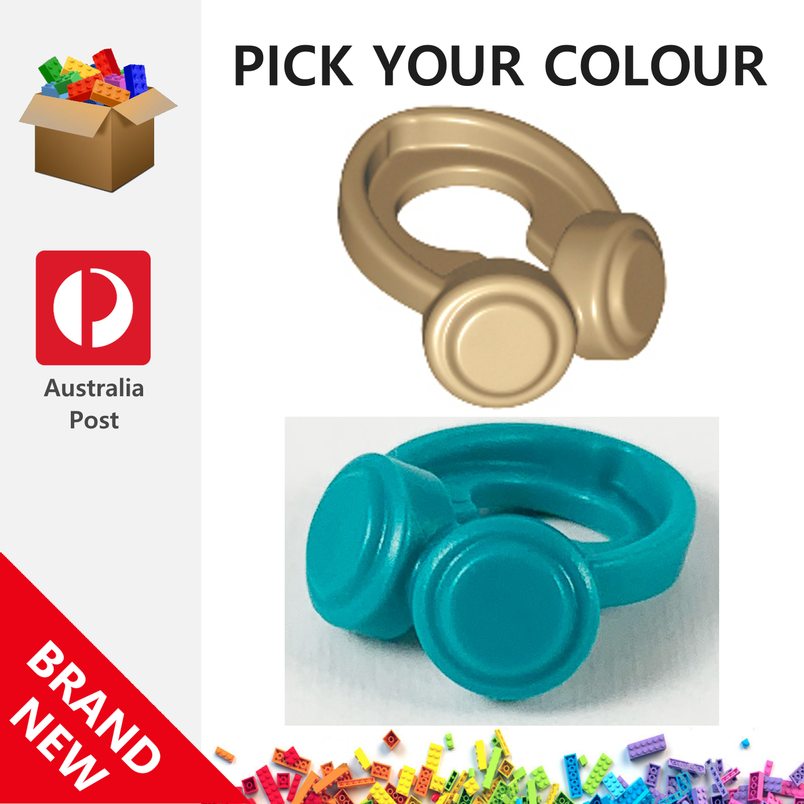 Genuine LEGO™ - Minifigure Headphones Around Neck - 66913 78135 New ...