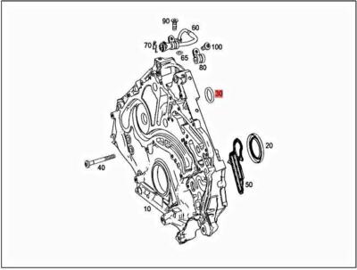 Genuine MERCEDES Flat sealing ring 0209970545 | eBay