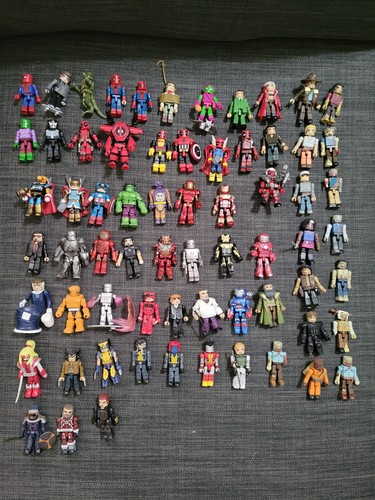 Minimates Lot 65 Figure Full Collection With Display Stands And Extras ...