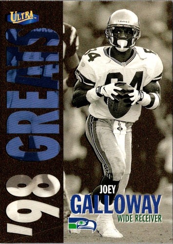 1998 Ultra Gold Medallion Joey Galloway #375G Seattle Seahawks Football ...