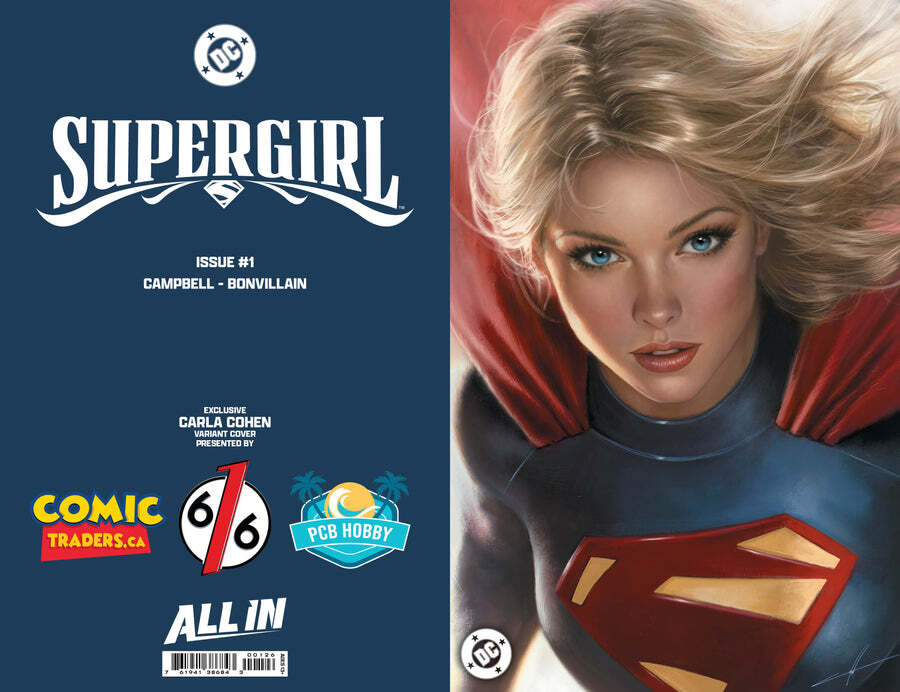 SUPERGIRL #1 NM FOIL CARLA COHEN EXCLUSIVE VIRGIN VARIANT 2025 DC ...