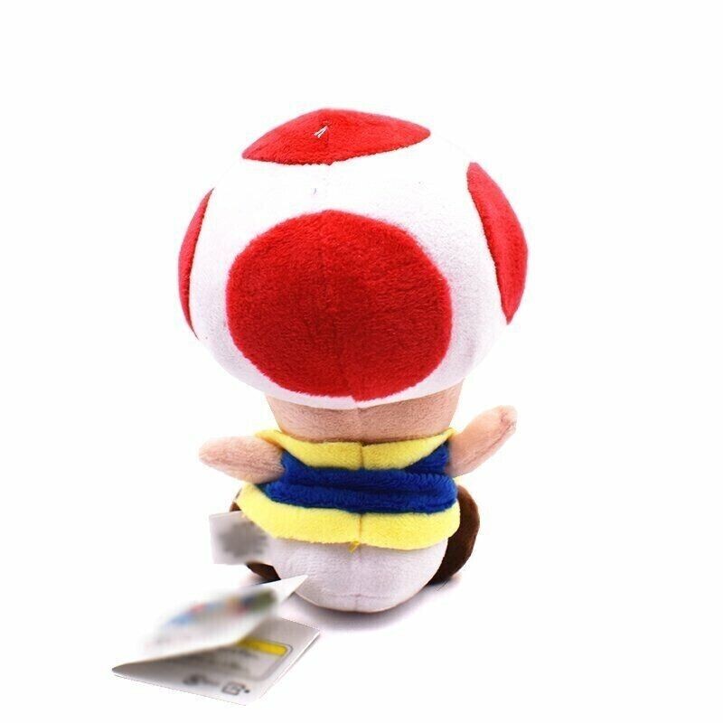 2X Super Mario Toad & Toadette Plush Soft Toy Doll Teddy 17CM | eBay