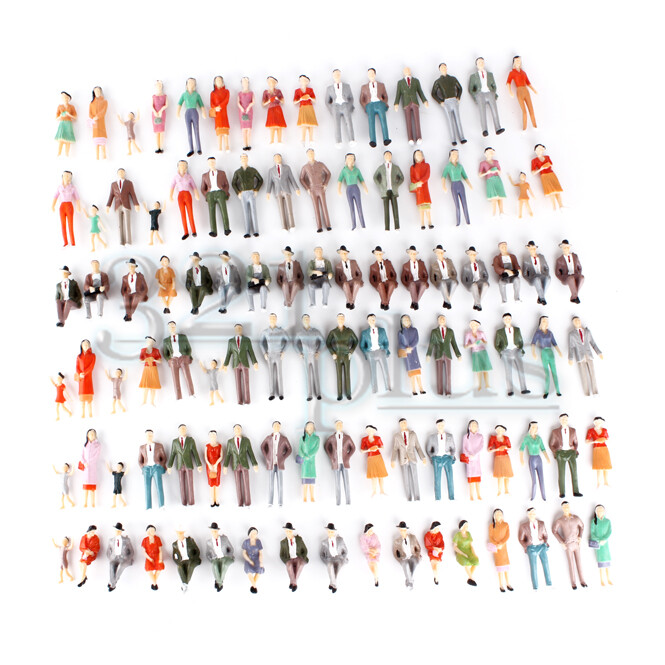 100 pcs. 1/32 Scale Figures Scale Model Supplies Plastic Live Steam 1: ...