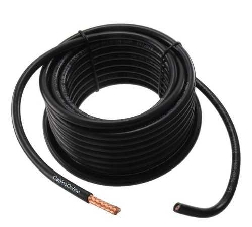 CablesOnline, 50ft. RG8X (Mini-RG8) 50-Ohm 16-AWG Bare-Copper Made-in ...