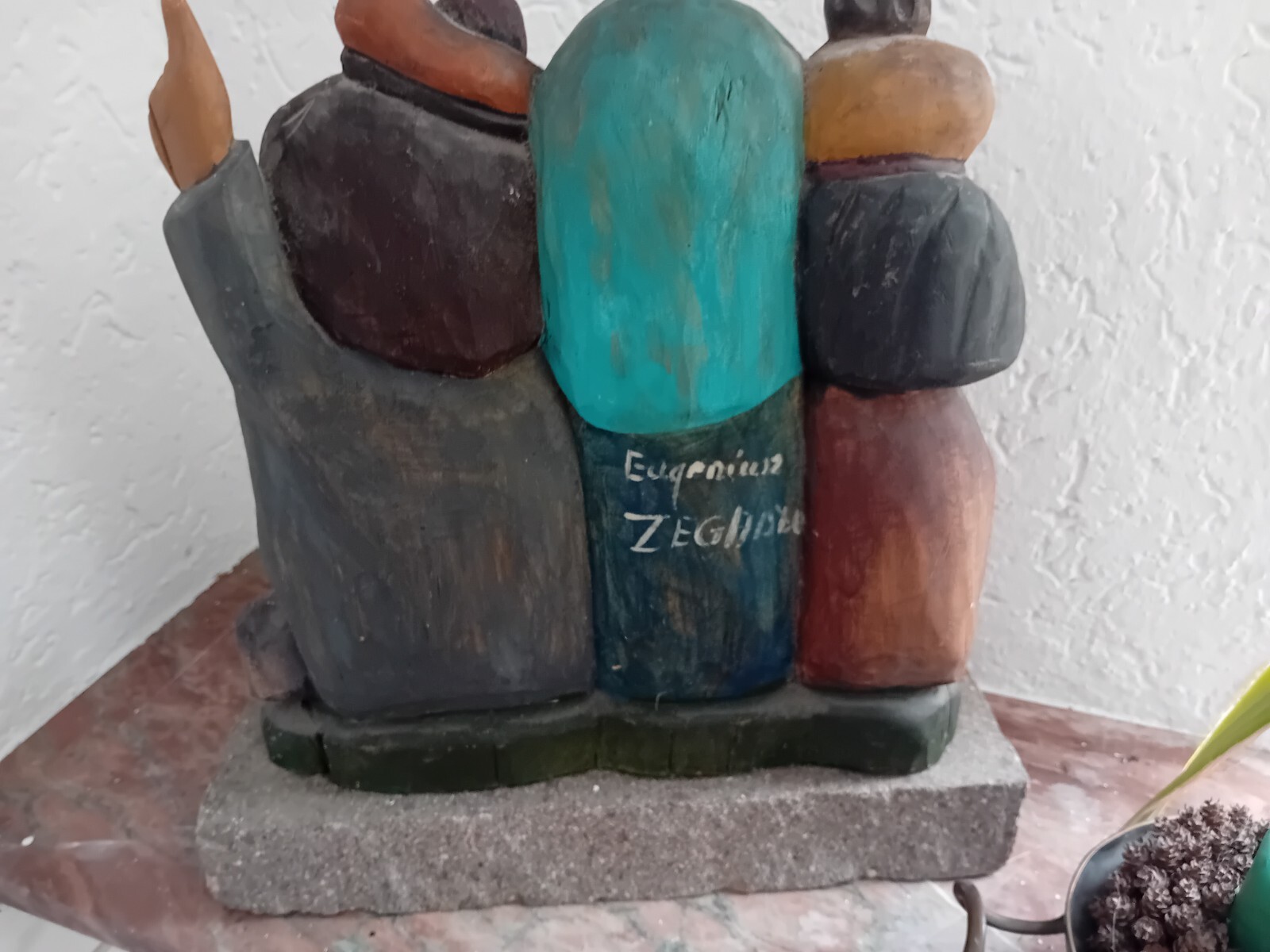 EUGENIUSZ ZEGADLO Naive Kunst Volkskunst ca. um 1990 | eBay.de