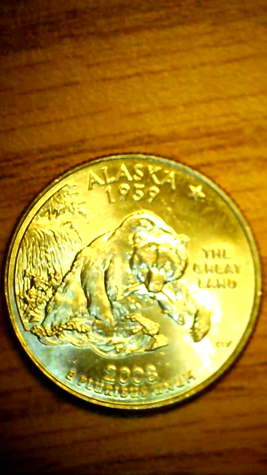 2008 D Alaska State Quarter FREE SHIPPING | eBay