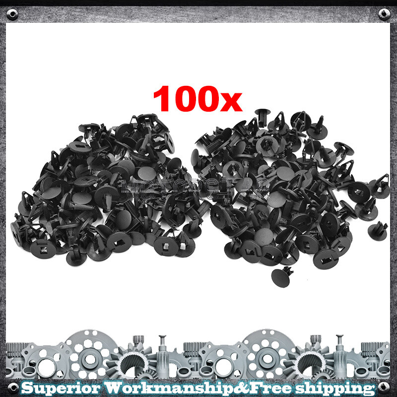 100pcs Cowl Vent Fender Liner Push Type Clip 11589293 For GM For Ford ...