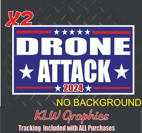 Drone Hunter Decal Sticker Anti-Drone Spy Privacy Shoot Aim No Drones ...
