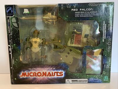 Micronauts Red Falcon Action Figure Green Variant, 2003 Palisades ...