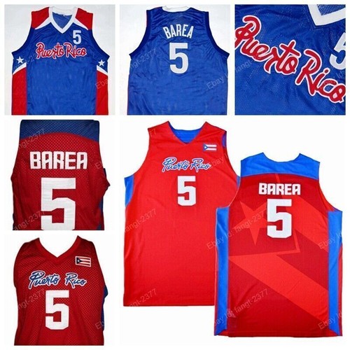 Jose JJ. Barea #5 Team Puerto Rico Basketball Jersey Stitched Custom ...