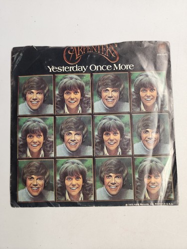 Carpenters - Yesterday Once More - RECORD SLEEVE ONLY (45RPM 7”) (AA43 ...