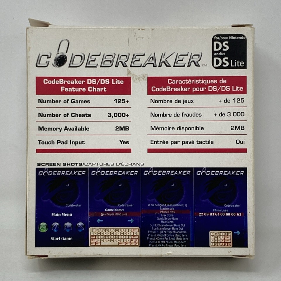 Code Breaker Nintendo DS Cheat Accessory In Box (G1) | eBay