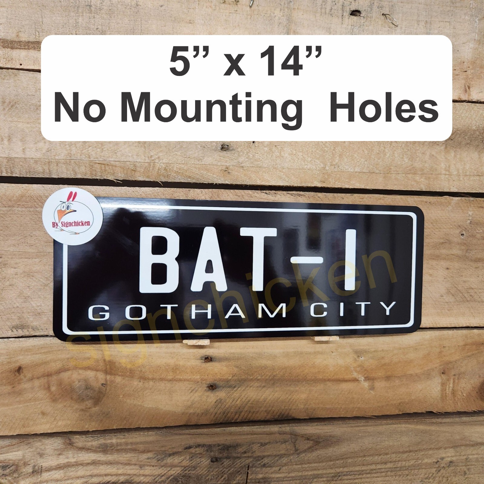Batman / 1966 Batmobile / BAT-1 *TO SCALE* Replica Prop License Plate 5 ...