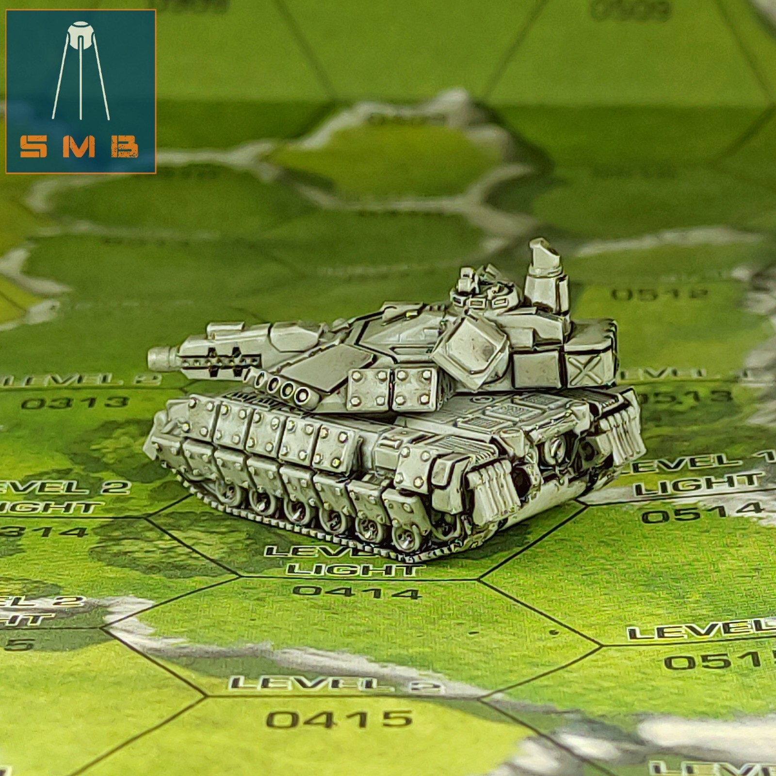 Battletech Alternative - Patton Pulse Laser MBTs x4 w/ Hex Bases (6mm ...