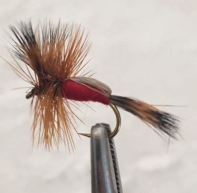 RED HUMPY FLY FISHING DRY FLIES - 12 x SIZE #16 | eBay