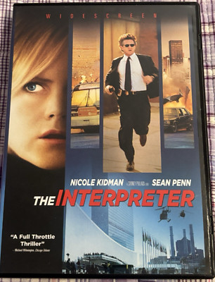 The Interpreter Nicole Kidman Sean Penn Widescreen DVD PG-13 Runtime ...