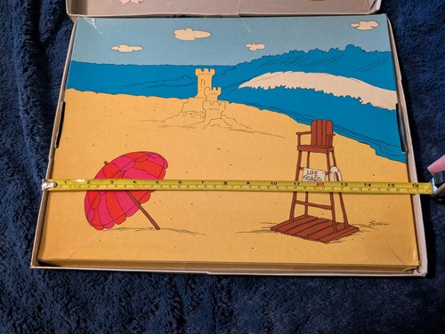 Vintage 1972 Let's Go To The Beach Snoopy Colorforms Set Peanuts ...