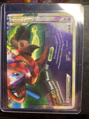 Rayquaza & Deoxys Legend Holo Card Bottom Half LP 90/90 Undaunted Ultra ...