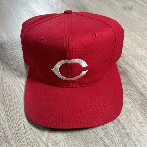 Vintage Cincinnati Reds Hat Snapback MLB Baseball Twins Red Cap | eBay