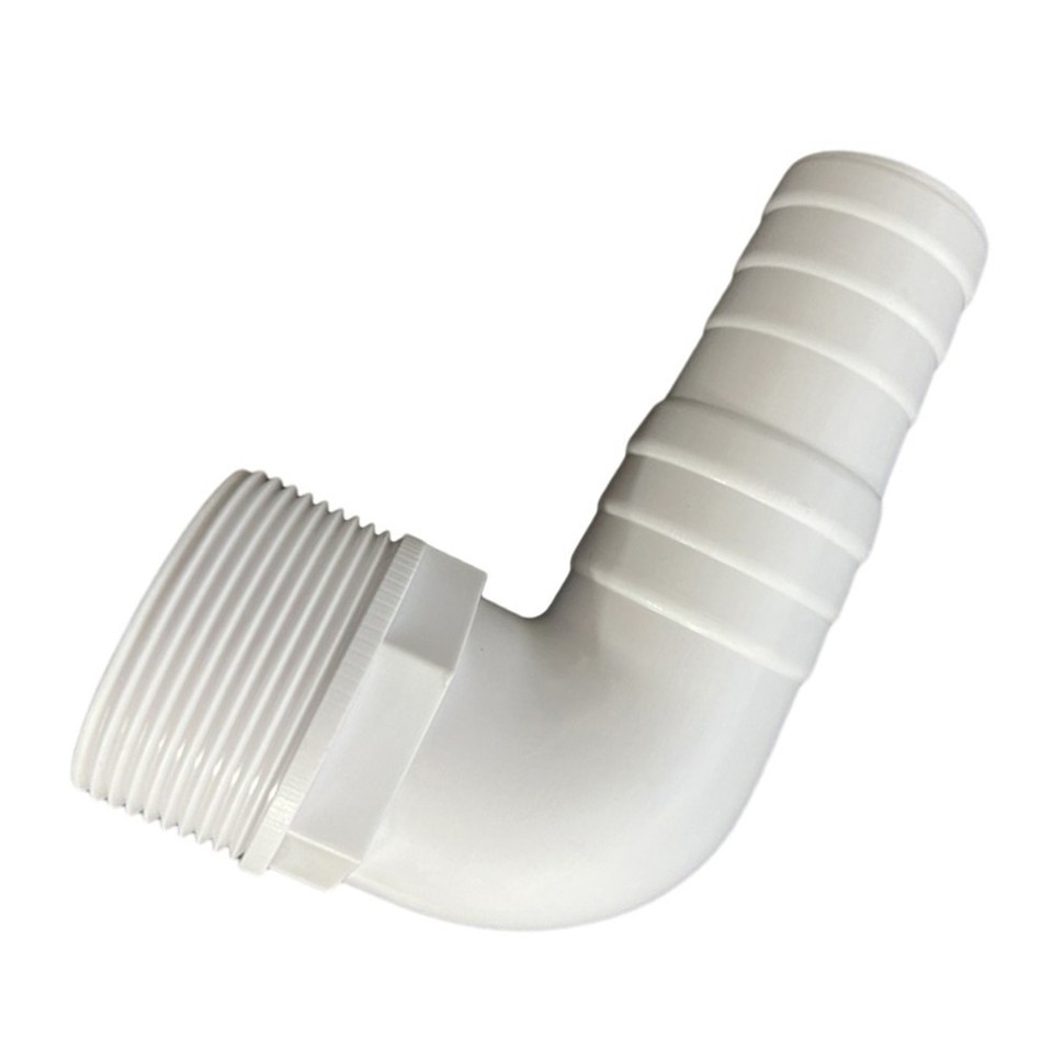 Connector Adapter PVC Replacement Swimming Pool 1.5 Inch Elbow Adapter ...