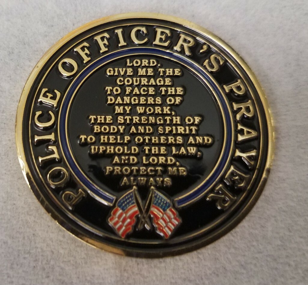 **RARE** St. Michael Patron Saint Of Police Officers Challenge Coin | eBay