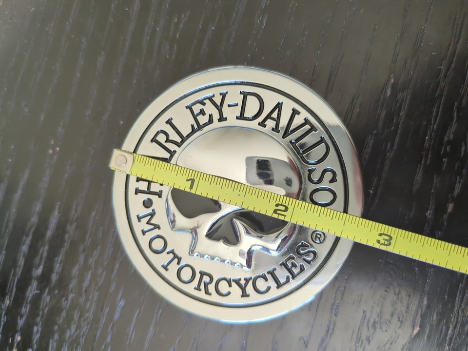 3D Willie G Polished Solid METAL Emblem Badge Harley Davidson Tank ...