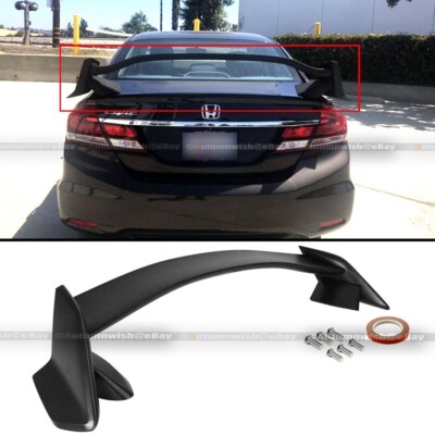 For 12-15 Honda Civic 9th Gen 10 X FB Sedan Type R Rear ABS Trunk Wing ...
