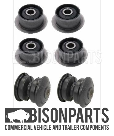 REAR LEAF SPRING BUSHES FRONT & REAR FULL SET FITS FORD TRANSIT MK7 ...