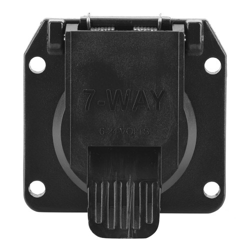 Portable 7 Pin Power Socket Connector Accessory US 6-24V For RV ...